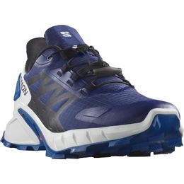 Trailrunningschuh Salomon, Herren, Gr. 42,5, blau, Synthetik, Textil, Schuhe Trailrunningschuh