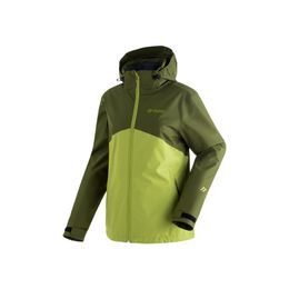 Funktionsjacke Maier Sports "Gregale DJ W", Damen, Gr. 42, gr&uuml;n (dunkelgr&uuml;n), Au&szlig;enjacke: 100% Polyester / Innenjacke: 100% Polyester, Jacken Funktionsjacke, Damen Wanderjacke wasserdicht, Outdoorjacke mit Kapuze