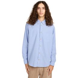 Langarmhemd Element "Button Down Regular Oxford", Herren, Gr. L, US-Gr&ouml;&szlig;en, oxford blau, Obermaterial: 100% Walkfrottier;, Hemden Langarmhemd
