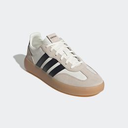 Sneaker adidas Sportswear "BARREDA DECODE", Herren, Gr. 46, sanftes wei&szlig;, core schwarz, gum 3, Leder, Schuhe Sneaker, inspiriert vom Design des adidas handball spezial