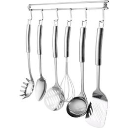Kochbesteck-Set CS KOCH-SYSTEME "EXQUISITE", silber (silberfarben), Edelstahl, Kochbesteck-Sets, Kochbesteck-Set