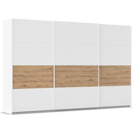 Schwebet&uuml;renschrank Rauch "Schwebet&uuml;renschrank Kleiderschrank Schrank Garderobe CORTONA", wei&szlig; (alpinwei&szlig;, eiche artisan), B:360cm H:229cm T:62cm, Holzwerkstoff, Schr&auml;nke, Schwebet&uuml;renschrank, inkl. Inneneinteilung, 2 Stoffboxen und zus&auml;tzlichen Einlegeb&ouml;den