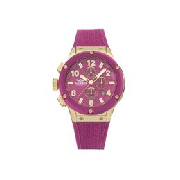 Chronograph Haemmer Germany "WAVE MASTER", rosa (pink, pink), Armbanduhren, Damen, Chronograph, Quarzuhr, Armbanduhr, Damenuhr, Herrenuhr, Made in Germany