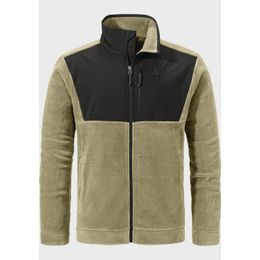 Sch&ouml;ffel Fleecejacke SCH&Ouml;FFEL "Urban Fleece Jk Style Gregale MNS", Herren, Gr. 56, braun (4725, braun), Oberstoff: 100% Polyester, regular fit, hoch geschlossener Ausschnitt, Jacken Fleecejacke