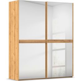 Schwebet&uuml;renschrank Rauch "Kleiderschrank Schrank Garderobe Schlafzimmerschrank SCALE-LINE", braun (asteiche), B:181cm H:223cm T:68cm, Holzwerkstoff, Schr&auml;nke, Schwebet&uuml;renschrank, edle Optik mit Bauchbinde in Korpusfarbe Spiegelfront MADE IN GERMANY