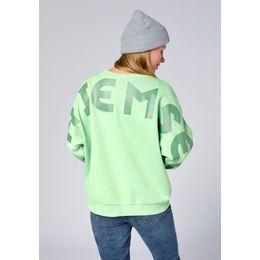 Sweatshirt Chiemsee, Damen, Gr. S (36), meadow, 88% Baumwolle, 12% Polyester, Rundhals, Sweatshirts Sweatshirt