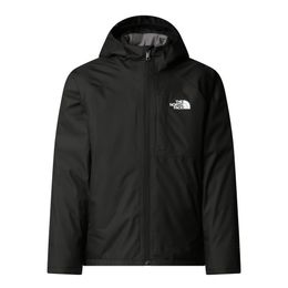 Funktionsjacke The North Face, Kinder, Gr. S (122/128), tnf schwarz, Obermaterial: 100% Polyester, normal, Jacken Funktionsjacke, mit isolierter Innenjacke, mit dreiteiliger Kapuze, mit Raglan&auml;rmeln