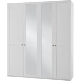 Kleiderschrank wimex "New York mit Spiegelt&uuml;ren", wei&szlig;, B:180cm H:208cm T:58cm, Schr&auml;nke, Kleiderschrank, in 5 Breiten und 2 H&ouml;hen