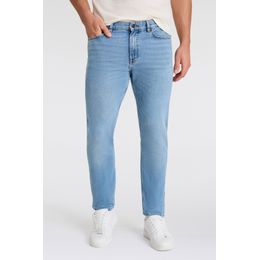 Slim-fit-Jeans BOSS Orange "Delaware", Herren, Gr. 33, L&auml;nge 30, blau (bright blau430), Denim/Jeans, Obermaterial: 98% Baumwolle, 2% Elasthan, unifarben, slim fit lang, Jeans Slim-fit-Jeans, mit normaler Bundh&ouml;he