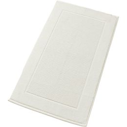 Badematte Christy "Supreme", beige (almond), H:7mm, Baumwolle, Badematten, Badematte, Premium Badematte in Luxusqualit&auml;t 1000g/m&sup2;, 50 x 90, 2er Set