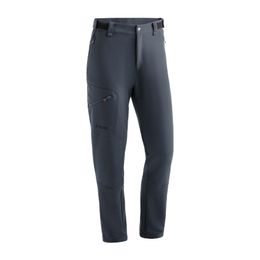 Funktionshose Maier Sports "Foidit M", Herren, Gr. 25, Kurzgr&ouml;&szlig;en, grau, 91% Polyester, 9% Elasthan, Hosen Funktionshose, Herren Outdoorhose, warme Winter Wanderhose, Regular Fit