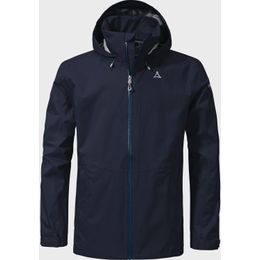 Sch&ouml;ffel Outdoorjacke SCH&Ouml;FFEL "2.5L Jacket Aiplspitz M", Herren, Gr. 48, blau (8820, blau), Oberstoff : 100% Polyester, regular fit, hoch geschlossener Ausschnitt, Jacken Outdoorjacke