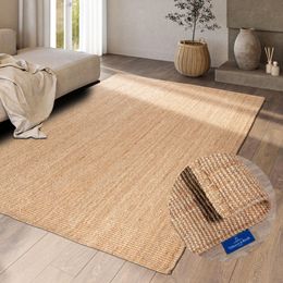 Villeroy & Boch Teppich VILLEROY & BOCH "Rosalie Juteteppich", beige (naturgold), B:160cm H:10mm L:230cm, Jute, Teppiche, Teppich, L&auml;ufer, 100% Jute, Natur, Wohnzimmer, Esszimmer, Schlafzimmer, GRS
