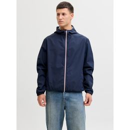 Jack & Jones Blouson JACK & JONES "JJJAKE LIGHT JACKET", Herren, Gr. XS, navy blazer, Web, Obermaterial: 100% Polyester, unifarben, regular fit, Jacken Blouson