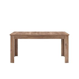 Esstisch Home Affaire "Jersey, 160 cm ausziehbare Tischplatte bis 200 cm", braun (flagstaf oak), H:76,5cm T:90,5cm, Tische, Esstisch, in verschiedenen modernen Farben f&uuml;r eine moderne K&uuml;che