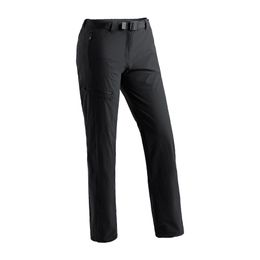 Outdoorhose Maier Sports "Lulaka Winter", Damen, Gr. 42, Normalgr&ouml;&szlig;en, schwarz, 90% Polyamid, 10% Elasthan, Hosen Outdoorhose, Damen Winter Wanderhose, Funktionshose mit Netzinnenfutter