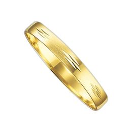 Trauring Firetti "Schmuck Geschenk Gold 375 Hochzeit Ehering Trauring "LIEBE" Gr. 21, gold (gelbgoldfarben), Fingerringe, Damen, 21, ohne Brillant, Gelbgold 375, 3mm, Trauring, Made in Germany, wahlweise mit oder ohne Brillant