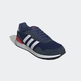 Sneaker adidas Sportswear "RUN 60S 4.0", Herren, Gr. 46, wei&szlig; (dunkelblau, ftwr wei&szlig;, aurora ink), Leder, Textil, Schuhe Sneaker