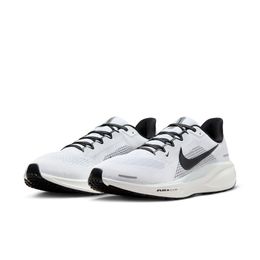 Laufschuh Nike "AIR ZOOM PEGASUS 41", Herren, Gr. 42, wei&szlig;, schwarz, pure platinum, summit wei&szlig;, Textil, Schuhe Laufschuh
