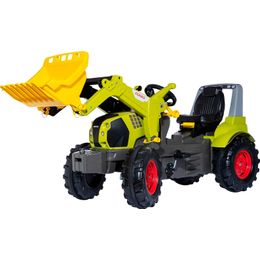Trettraktor Rolly Toys "rollyPremium II Claas Arion 600", bunt (gr&uuml;n, anthrazit, gelb), Tretfahrzeuge, KinderB:54cm H:75cm T:150cm, Kunststoff, Trettraktor, inkl. rollyTrac Lader, B:54cm H:75cm T:150cm