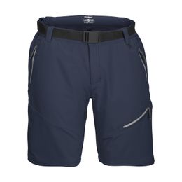 Shorts Killtec "KOS 247 MN SHRTS", Herren, Gr. 3XL, Normalgr&ouml;&szlig;en, blau (dunkelblau), Obermaterial: 100% Polyester;Futter: 65% Polyester, 35% Baumwolle, Hosen Shorts, Wasserabweisend, schnelltrocknend, inkl. G&uuml;rtel, 4-Wege Stretch