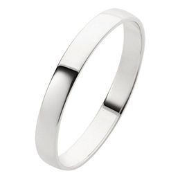Trauring Firetti "Schmuck Geschenk Gold Hochzeit Ehering Trauring "LIEBE" Gr. 20, wei&szlig; (wei&szlig;goldfarben), Fingerringe, Damen, 20, ohne Brillant, Wei&szlig;gold 375, 3mm, Trauring, Made in Germany, wahlweise mit oder ohne Brillant