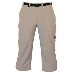 3/4-Hose DEPROC Active "KENTVILLE FULLSTRETCH Piratenhose MEN", Herren, Gr. XS, Normalgr&ouml;&szlig;en, beige (sand), 95% Polyester; 5% Elasthan, Hosen 3/4-Hose, auch in Gro&szlig;en Gr&ouml;&szlig;en erh&auml;ltlich