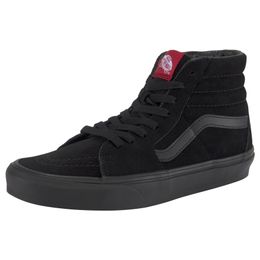 Sneaker Vans "SK8-Hi", Herren, Gr. 38, schwarz, Leder, unifarben, Schuhe Sneaker, aus textilem Canvas-Material