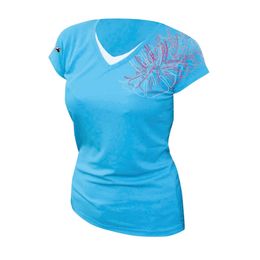 Funktionsshirt DEPROC Active "NAKIN WOMEN", Damen, Gr. 54 (XXL), blau (hellblau), 100% Polyester, Shirts Funktionsshirt, auch in Gro&szlig;en Gr&ouml;&szlig;en erh&auml;ltlich
