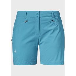 Sch&ouml;ffel Bermudas SCH&Ouml;FFEL "Shorts Hestad L", Damen, Gr. 48, Normalgr&ouml;&szlig;en, blau (8225, blau), Oberstoff : 85% Nylon 15% Elasthan, Hosen Bermudas