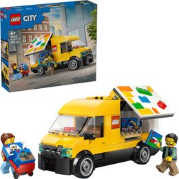 Konstruktionsspielsteine Lego "Der Lego Lieferwagen (60500), Lego City", bunt, Spielbausteine, Kinder, Kunststoff, Konstruktionsspielsteine, Made in Europe, Topseller