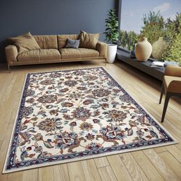 Teppich Hanse Home "Caracci", beige (creme), B:200cm H:8mm L:280cm, Jute, Polyester, Polypropylen (PP), Teppiche, Teppich, L&auml;ufer, Orientalisch, Kurzflor, Wohnzimmer, Schlafzimmer, Esszimmer