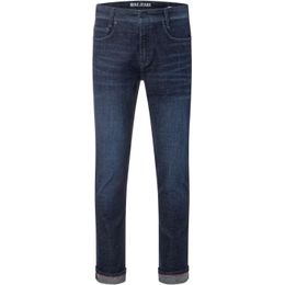 Regular-fit-Jeans MAC "Driver Jeans", Herren, Gr. 34, L&auml;nge 34, schwarz indigo used, Denim/Jeans, Obermaterial: 70% Baumwolle, 27% Polyester, 3% Elasthan, unifarben, regular fit kn&ouml;chelfrei, Jeans Regular-fit-Jeans, im Five-Pocket Style