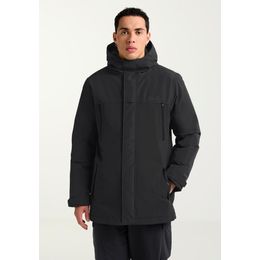 Winterjacke Jack Wolfskin "GLACIER SHIELD JKT M", Herren, Gr. L, schwarz, Obermaterial: 100% Polyamid. Futter: 100% Polyester. Wattierung: 100% Polyester, normal, Jacken Winterjacke, f&uuml;r Wandern und Trekking, atmungsaktives Gewebe, mit f&uuml;nf Taschen