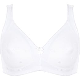 B&uuml;gelloser BH Naturana "Comfort Straps", Damen, Gr. 100, Cup C, wei&szlig;, Obermaterial: 100% Polyester. Futter: 100% Polyester. Miedereinsatz: 100% Polyester, BHs B&uuml;gelloser BH