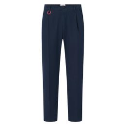 JOOP! Chinohose JOOP JEANS "Lead", Herren, Gr. 34, L&auml;nge 32, dunkelblau, Web, Obermaterial: 97% Baumwolle, 3% Elasthan, clean, unifarben, Hosen Chinohose, mit Bundfalte