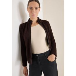Strickjacke Cecil, Damen, Gr. XL (44), tartufo braun, Strick, Obermaterial: 65% Polyamid, 23% Polyester, 12% Viskose, Strukturmuster, regular fit normal, ohne Ausschnitt, Strickjacken Strickjacke, mit Taschen