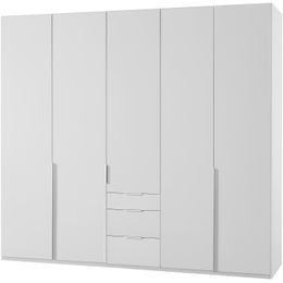 Kleiderschrank wimex "New York", wei&szlig;, B:225cm H:236cm T:58cm, Schr&auml;nke, Kleiderschrank, wahlweise 208 oder 236cm hoch
