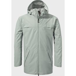 Sch&ouml;ffel Langjacke SCH&Ouml;FFEL "Parka Style Bohorok MNS", Herren, Gr. 54, 9205, grau, Oberstoff: 100% Polyester; (Membran: Thermoplastisches Polyurethan); Futter: 100% Polyester, relaxed fit, hoch geschlossener Ausschnitt, Jacken Langjacke