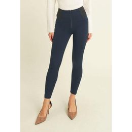 Jeansjeggings Freddy "WRUP HIGH WAIST SUPERSKINNY 7/8tel", Damen, Gr. L (40), N-Gr, blau, Denim/Jeans, Obermaterial: 81% Baumwolle, 19% Elasthan, figurbetont, Jeans Jeansjeggings, mit Lifting & Shaping Effekt