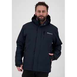 Winterjacke DEPROC Active "MONTREAL MEN", Herren, Gr. XXL (56), blau (schwarz navy), 96% Polyester; 4% Elasthan, Windstopperb&uuml;ndchen mit Daumenl&ouml;chern,mit Schneefang,mit verstellbarem Klettverschluss, Jacken Winterjacke, auch in Gro&szlig;en Gr&ouml;&szlig;en erh&auml;ltlich
