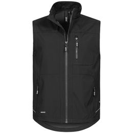 Funktionsweste LPO "HAMTON II VEST MEN", Herren, Gr. XXL (56), schwarz, 97% Polyester; 3% Elasthan, gerade, Westen Funktionsweste, auch in Gro&szlig;en Gr&ouml;&szlig;en erh&auml;ltlich
