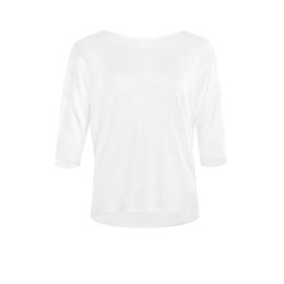 3/4-Arm-Shirt WINSHAPE "BAMS001", Damen, Gr. XXL, wei&szlig;, 95% Viskose, 5% Elasthan, U-Boot-Ausschnitt, Shirts 3/4-Arm-Shirt, Seidig weiches Bambusgewebe