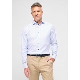 Langarmhemd Eterna "SLIM FIT", Herren, Gr. 39, Normalgr&ouml;&szlig;en, blau (hellblau), 100% Baumwolle, schmal, Manschette, Hemden Langarmhemd, NON IRON (b&uuml;gelfrei)