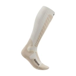 Sportsocken Bauerfeind "SKI ALPINE COMPRESSION SOCKS", Damen, Gr. 43-46, beige, l, Obermaterial: 66% Polyamid, 29% Wolle, 5% Elasthan, Socken Sportsocken, f&uuml;r Alpinski und Snowboard, mit ausgesparten Polsterzonen