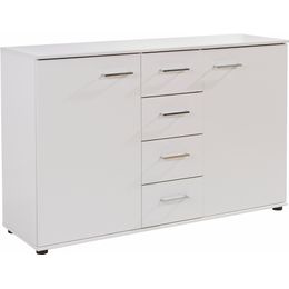 Kombikommode wimex "Petra/Pamela", wei&szlig;, B:130cm H:82cm T:41cm, Sideboards, Kombikommode
