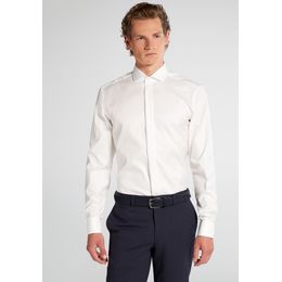 Langarmhemd Eterna "SLIM FIT", Herren, Gr. 38, Normalgr&ouml;&szlig;en, beige, Twill, 100% cotton, schmal, Umschlagmanschette, Hemden Langarmhemd, NON IRON (b&uuml;gelfrei)
