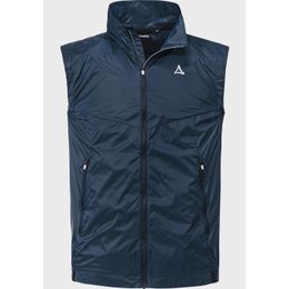 Sch&ouml;ffel Funktionsweste SCH&Ouml;FFEL "Vest Bygstad M", Herren, Gr. 46, blau (8180, blau), Oberstoff : 100% Nylon, ohne Ausschnitt, Westen Funktionsweste