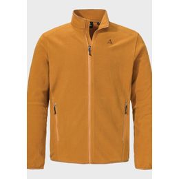 Sch&ouml;ffel Fleecejacke SCH&Ouml;FFEL "Fleece Jk Style Ash MNS", Herren, Gr. 54, 4745, braun, Oberstoff: 100% Polyester, regular fit, hoch geschlossener Ausschnitt, Jacken Fleecejacke