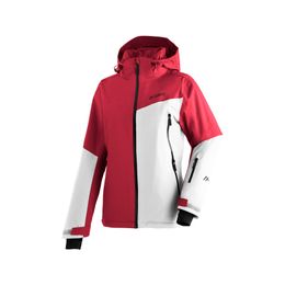 Skijacke Maier Sports "Nuria", Damen, Gr. 42, rot (cherryrot), 100% Polyester, Rundhals, Jacken Skijacke, Damen Winterjacke, wind- und wasserdicht, 3 RV-Taschen, Regular Fit